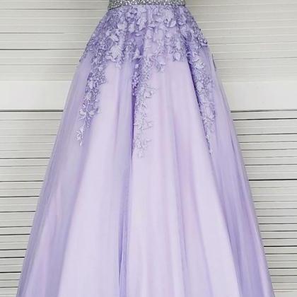 Modest Lace Long Prom Dresses, Ball Gown Graduation Party Dresses ...