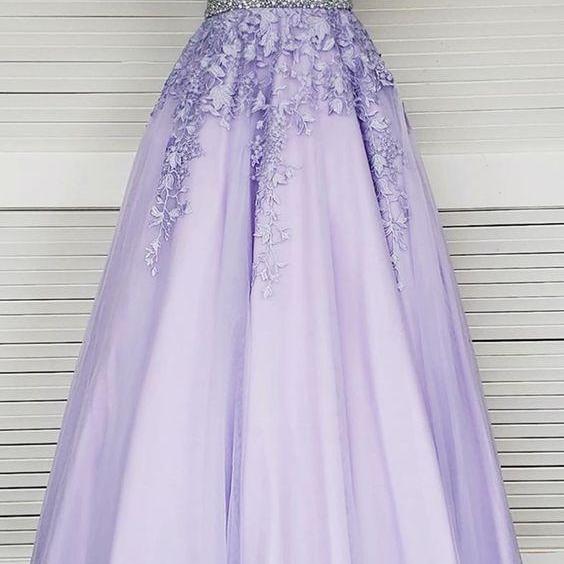 Modest Lace Long Prom Dresses, Ball Gown Graduation Party Dresses ...
